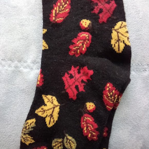 Accessories | Autumn Socks In All Its Leaf Glory | Poshmark